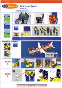 Safety Card: Boeing 767 (My Travel Airways, United Kingdom of Great ...