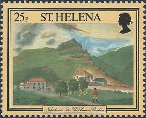 Stamp: The Briars Pavilion (Saint Helena) (Napoleonic sites) Mi:SH 695 ...