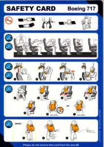 Safety Card: Boeing 717 (National Jet, AustraliaCol:JTE-AU-0001