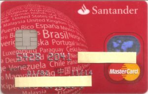 Bank Card: Santander Internacional (Banco Santander, BrazilCol:BR-MC-0063