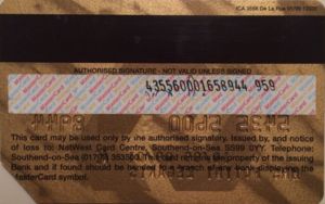 Bank Card: NatWest Gold Plus MasterCard (National Westminster Bank ...