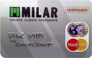 Bank Card: Milar (Banco Hispano Americano, SpainCol:ES-MC-0287.02 💳