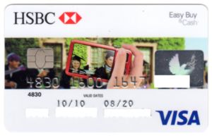 Bank Card: HSBC Easy Buy@Cash (HSBC bank, GreeceCol:GR-VI-0245