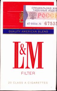 Cigarette Pack: L&m (RussiaCol:RU-CT-0614