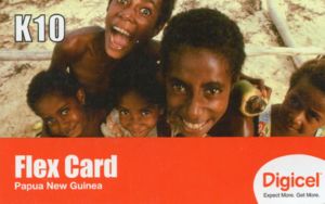 Phonecard: Flex Card (Mobile Papua New Guinea, Papua New Guinea(Digicel ...