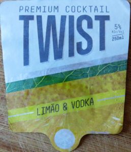 Drink Label: Twist Limao & Vodka (Refriango, AngolaCol:AO-VODKA-000001