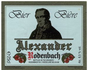 Drink Label: Rodenbach Alexander (Brouwerij Rodenbach (Palm ...