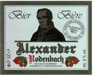 Drink Label: Rodenbach Alexander (Brouwerij Rodenbach (Palm ...