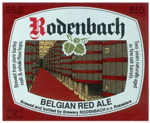 Drink Label: Rodenbach Grand Cru red Ale (Brouwerij Rodenbach (Palm ...