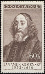 Stamp: Jan Ámos Komenský (1592-1670) (Czechoslovakia(Jan Ámos Komenský ...