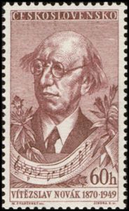 Stamp: Vitezslav Novák (1870-1949) (Czechoslovakia(Int.Music Festival ...