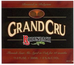 Drink Label: Rodenbach Grand Cru (Brouwerij Rodenbach (Palm ...
