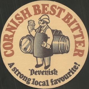 Beer Coaster: Cornish Best Bitter (Devenish Weymouth Brewery Ltd ...