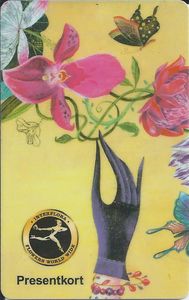 Gift Card: Flowers and Hand (Interflora, Sweden) (Interflora) Col:S ...