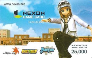 Gift Card: Nexon Game Card (Nexon, Canada(Nexon) Col:CA-NEXON-001