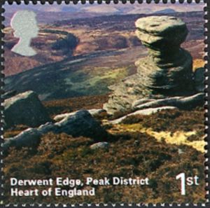 Stamp: Derwent Edge, Peak District (United Kingdom of Great Britain ...