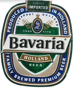 Drink Label: Bavaria Holland Beer (Bavaria Lieshout Holland ...