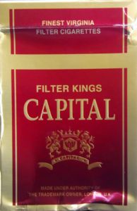 Cigarette Pack: Capital (United Kingdom of Great Britain & Northern ...