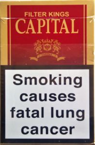 Cigarette Pack: Capital (United Kingdom of Great Britain & Northern ...