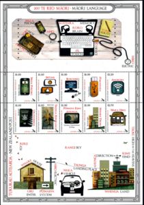 Stamp: Maori Language Neologisms mini sheet (New Zealand(Te Reo Maori ...