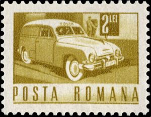 Stamp: Postbox collection service (Romania(Postal and Transport) Mi:RO ...