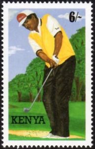 Stamp: Golf - Chipping with an Iron (Kenya(Golf) Mi:KE 617,Sn:KE 642,Yt ...