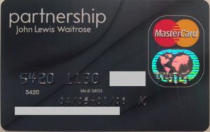 Bank Card: Partnership MasterCard (John Lewis Financial Services ...