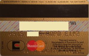 Bank Card: Eurocard (SEB Kort Bank AB, FinlandCol:FI-MC-0003-3