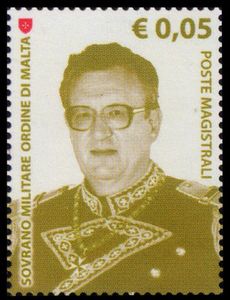 แสตมป์: Grand Master Frà Matthew Festing (มอลตา, คณะทหารองค์อธิปัตย์ ...