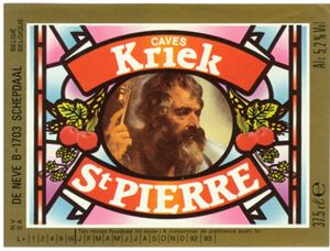 Drink Label: Kriek St.Pierre (Brouwerij De Neve, BelgiumCol:BE-BEER-017390