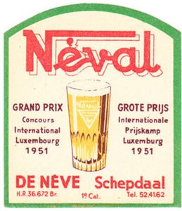Drink Label: Neval (Brouwerij De Neve, BelgiumCol:BE-BEER-017410