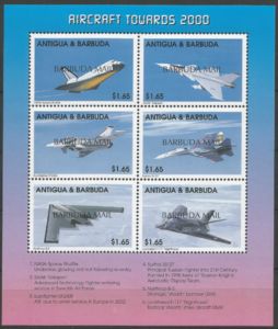 Stamp: Aircraft Towards 2000 - Overprinted (Barbuda(Aircraft Towards ...