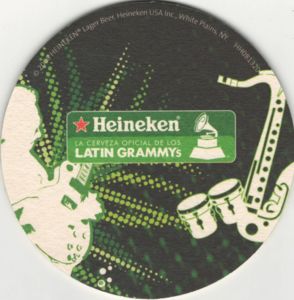 Beer Coaster: Heineken (Heineken, Netherlands) (Heineken-USA) Col:NL-002489