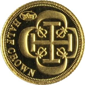 Coin: ½ Crown (Dublon) (Tristan da Cunha(TCC001 - Half Crown ...