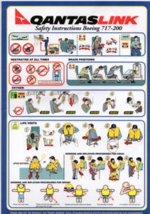 Safety Card: Boeing 717-200 (Qantas Link, AustraliaCol:QLK-AU-0001