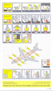 Safety Card: B777-300ER (Qatar Airways, QatarCol:QTR-QA-0014