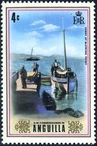 Stamp: Ferry, Blowing Point (Anguilla(Pictorial Definitives (1972-1975 ...