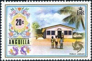 Stamp: Public Library (Anguilla(Pictorial Definitives (1972-1975)) Mi ...