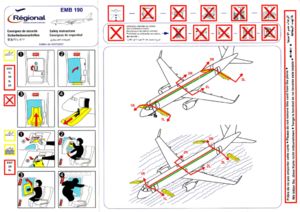 Safety Card: EMB 190 (Regional, FranceCol:RAE-FR-0012