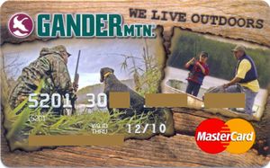 Bank Card: Gander Mountain MC (World Financial Network National Bank ...