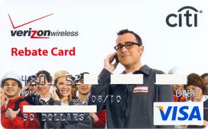 Bank Card: citi - verizonwireless-VISA (Citibank, United States of ...