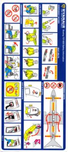 Safety Card: Boeing 737-800 (Ryanair, IrelandCol:RYR-IE-0006