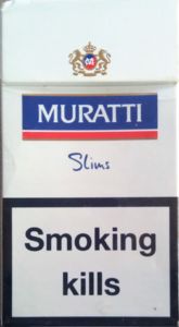 Sigara Paketi: Muratti Slims (Birleşik KrallıkCol:GB-CT-0072
