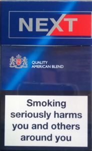 Cigarette Pack: Next Blue (United Kingdom of Great Britain & Northern ...