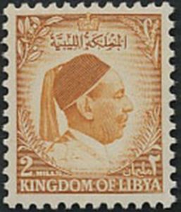 Stamp: King Idris (Libya(King Idris) Mi:LY 34,Sn:LY 135,Yt:LY 126,Sg:LY 176