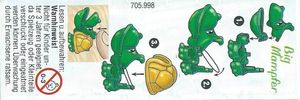 Meal Toy: Big Mampfer (ocher head) (Kinder Surprise, Germany, Federal ...