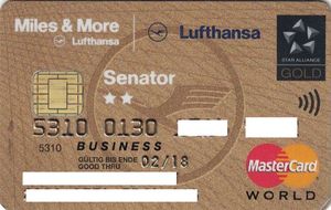 Bank Card: Lufthansa - Miles & More - Senator - BUSINESS 07/14 ...
