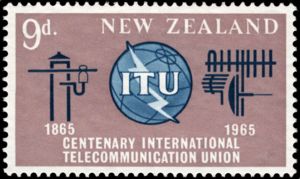 Stamp: Centenary of the International Telecommunication Union (ITU ...