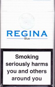 Cigarette Pack: Regina Blue (RomaniaCol:RO-CT-0077