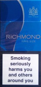 Cigarette Pack: Richmond King Size (United Kingdom of Great Britain & Northern IrelandCol:GB-CT-0105